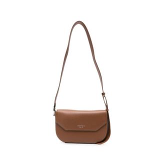 Emporio Armani Foldover Shoulder Bag - - Bags - Damen - Braun - ONE SIZE