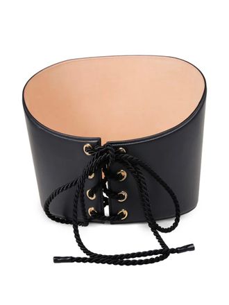 Amato Daniele ceinture à détails doeillets - Noir