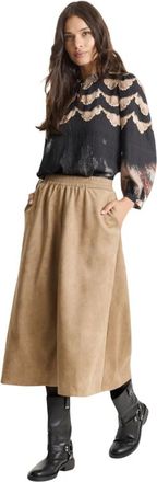 In Front IN Front, Femme, Jupes, Brun, Taille: 46 FR Gudrun Long Skirt