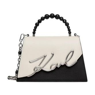 Karl Lagerfeld Sac bandouli&egrave;re K/Signature - Femme - Sacs - Beige - Taille: ONE Size