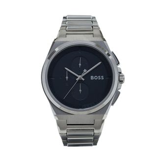 HUGO BOSS Uhr Boss Steer 1514048 Silberfarben
