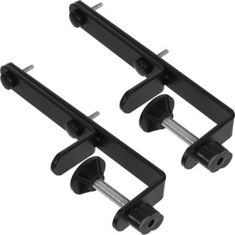 BESPORTBLE NUOBESTY 2 St&uuml;ck Schreibtisch Pegboard Halterung aus Carbonstahl Multifunktional f&uuml;r Stecktafeln und Sichtschutz Platzsparend Vertikal Einfache Montag