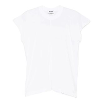 Moschino Femme, Tops, Blanc, Taille: 38 FR T-shirt 0001