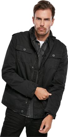 Brandit Britannia Vintage Herren Military M65 Style kurz Army Leichte Jacke L Schwarz