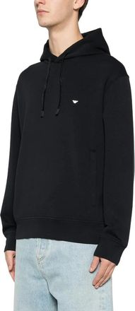 Emporio Armani Homme, Sweatshirts et sweats &agrave; capuche, Bleu, Taille: L SweaT-shirt &agrave; capuche