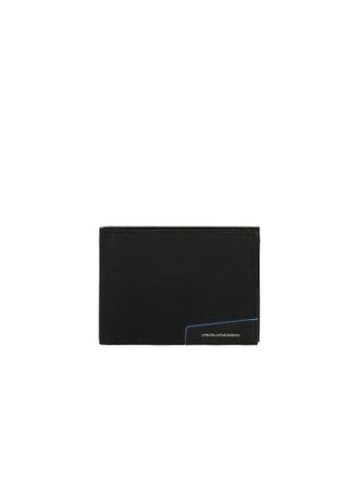 Piquadro Mens Wallet Black Recycled Nylon Bags
