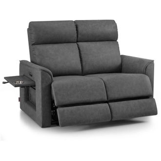 MCombo M MCombo 2 Sitzer Fernsehsessel Elektrisch Verstellbar 155&deg;Zero-Gravity-Kinosessel mit Verstecktem Beistelltisch, 2 Sitzer Sofa mit Schlaffunktion