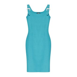 Versace Jeans Couture Damen, Kleider, Blau, 2XSGr&ouml;&szlig;e