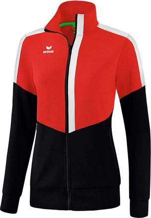 Erima Damen Squad Worker Jacke (1032034), rot/schwarz/weiß, 40