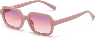 Generic Lunettes De Soleil Carr&eacute;es For Hommes Et Femmes, Monture Petite, Tendance, D&eacute;coratives, For La Plage(Pink)