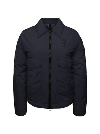 Blauer Jacke Clarence