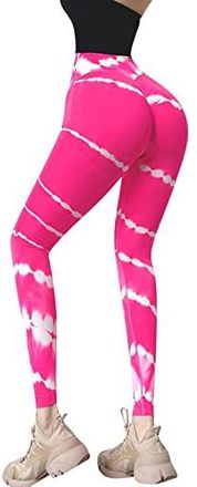 Generic Collant Thermique Femme Pantalon High Stretch Yoga Collants Running Waist Girl Femmes Tight High Training Yoga Pants Combinaison Femme Moulante Leggin