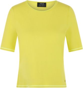 Marc Cain Pullover Mit Glitzergarn gelb