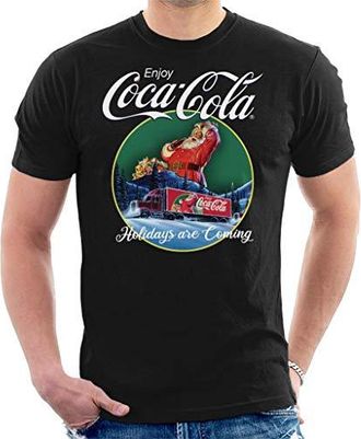 Coca Cola Ware Coca Cola Holidays are Coming Truck Mens T-Shirt