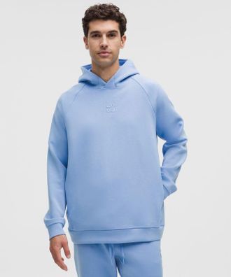 lululemon Smooth Spacer Hoodie Stack f&uuml;r M&auml;nner - Gr&ouml;&szlig;e 2XL in Sinatra Blue