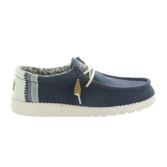 Hey Dude Homme, Chaussures, Bleu, Taille: 40 EU Chaussures en Lin Tress&eacute;