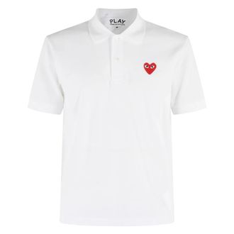 Comme Des Gar&ccedil;ons Polo Shirt - - Tops - Herren - Wei&szlig; - S