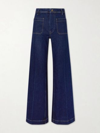 Polo Ralph Lauren Jeans Mit Weitem Bein - Blau