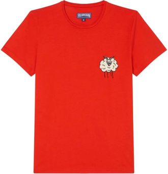 Vilebrequin Thom T-Shirt Year of the Goat - - Tops - Herren - Rot - L