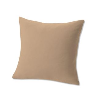 ESTELLA Kissenbezug f&uuml;r Nackenrolle Feinjersey | Karamel | 15x40 cm | ideale Passform und Schleifenverschluss | trocknerfeste und b&uuml;gelfreie Kissenh&uuml;lle aus 1