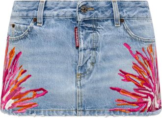Dsquared2 Femme, Jupes, Bleu, Taille: 36 FR Denim Skirt