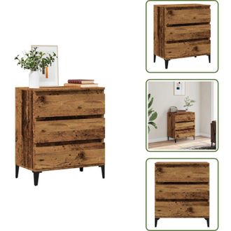 vidaXL Sideboard Altholz-Optik 60x35x70 cm Holzwerkstoff - Sideboard - Sideboards - Schrank - Lagerschrank
