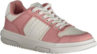 Tommy Hilfiger Colorblock Mesh & Leather Sneaker - Pink