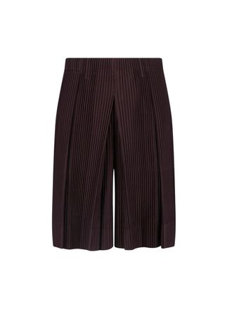 Homme Pliss&eacute; Issey Miyake Falten Shorts