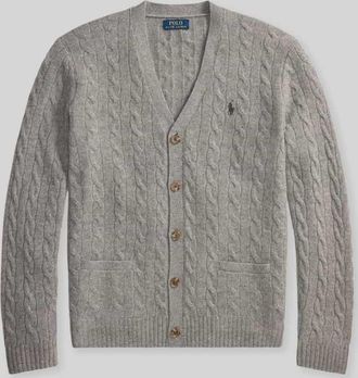 Polo Ralph Lauren Regular Fit Strickjacke aus Woll-Kaschmir-Mix