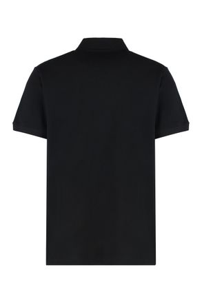 McQ by Alexander McQueen Mens Polo Shirt Cotton-Piqu&eacute; Black T-shirts And Polos