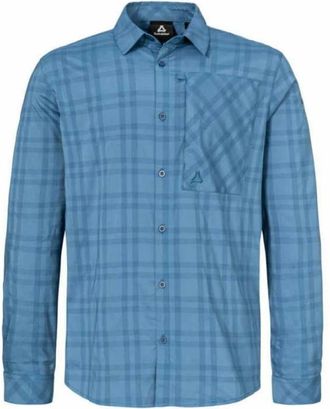 Sch&ouml;ffel Basic Shirt - - Shirts - Herren - Blau - 4XL