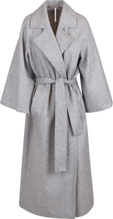 Liviana Conti Femme, Manteaux, Gris, Taille: 38 FR Wayne Coat