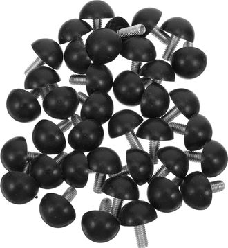 Angoily Gatuida 200 St&uuml;ck 200 St&uuml;ck Verstellbare M&ouml;belf&uuml;&szlig;e M6 Schraubf&uuml;&szlig;e rutschfest Metall Verstellbar f&uuml;r St&uuml;hle Tische Kommoden mit Ger&auml;uschd&auml;mpfung M&ouml;bel 