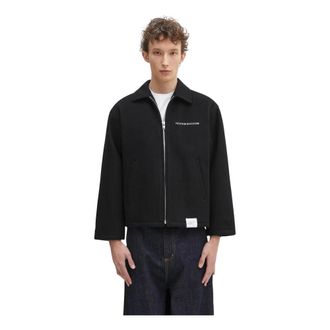 Neighborhood Melton Zip Work Jacket - - Jackets - Herren - Schwarzk - L