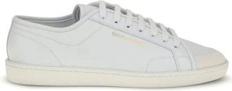 Saint Laurent Sl/61 Leder Low-Top Sneakers - - Shoes - Herren - Wei&szlig; - 40 EU
