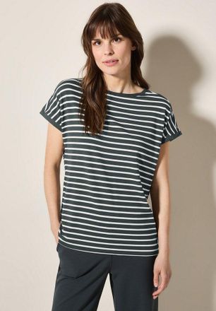 Cecil Rundhalsshirt mit U-Boot-Ausschnitt