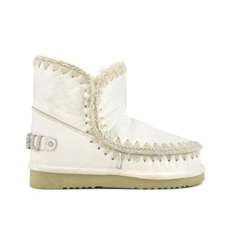 Mou Handgefertigte Eskimo-Stiefel mit Strass-Logo - - Shoes - Damen - Wei&szlig; - 36 EU