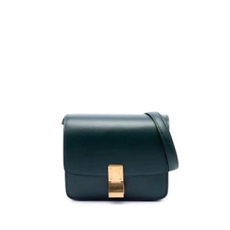 Celine Pre-owned Sac Bandouli&egrave;re Classique Box - Femme - Pre-owned - Vert - Taille: ONE Size