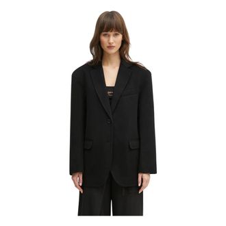 Anine Bing Quinn Blazer - - Jackets - Damen - Schwarzk - L