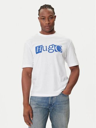 HUGO BOSS T-Shirt Nugix 50543485 Wei&szlig; Regular Fit