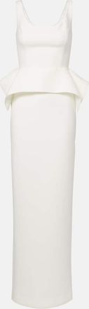 Roland Mouret Robe longue en cr&ecirc;pe