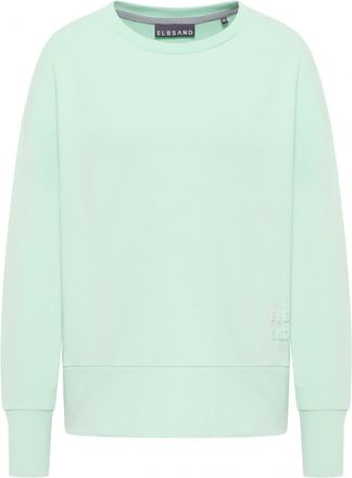 Elbsand Tove Damen Sweatshirt mit Rundhalsausschnitt und Schlitzen, locker geschnitten