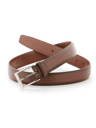 Perry Ellis Herren Amigo Lederg&uuml;rtel G&uuml;rtel, Braun, 34