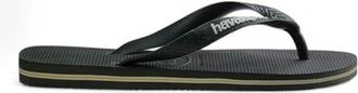 Havaianas Top Brasil Logo, Tongs Confortables, Durables et L&eacute;g&egrave;res, avec Semelle Antid&eacute;rapante, Drapeau Br&eacute;silien, Adultes Unisexe
