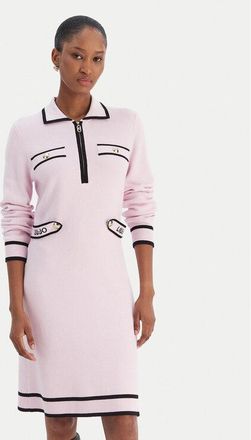 Liu Jo Strickkleid TF5251 MS59L Rosa Regular Fit