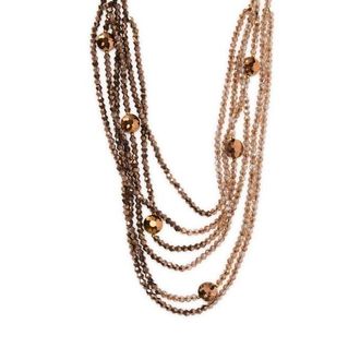 Au Printemps Paris Collier en verre m&eacute;lang&eacute;