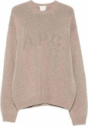 A.P.C. A. P.C. Pull Col Rond - Beige