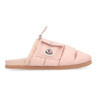 Moncler Mon Pocket Padded Leder Mules - - Shoes - Damen - Rosa - 39 EU