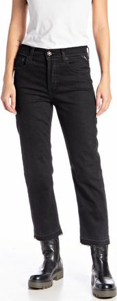 Replay Damen Maijke Jeans, 097 Dark Grey, 24W / 26L EU