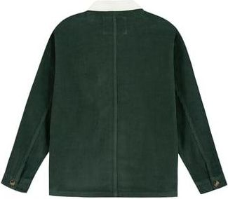 Maison Labiche rechte, gerippte Samtjacke aus Baumwoll - grün